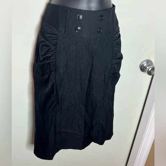belle poque | Skirts | Belle Poque Elegant Retro Black Pencil Skirt W ...